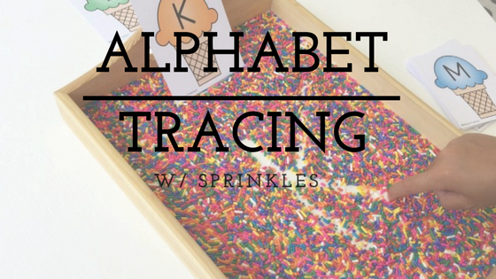 Sprinkle Alphabet Tracing